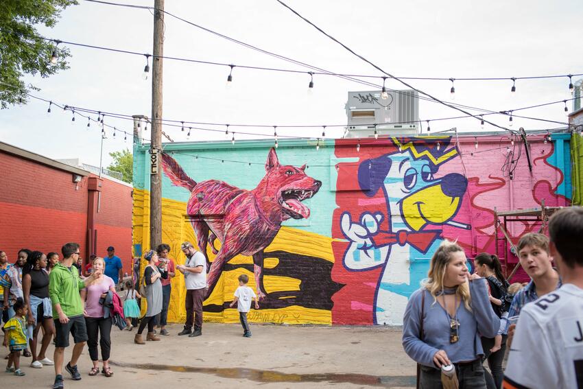 Color is no stranger to the Plaza District | Oklahoma City - A Better Life